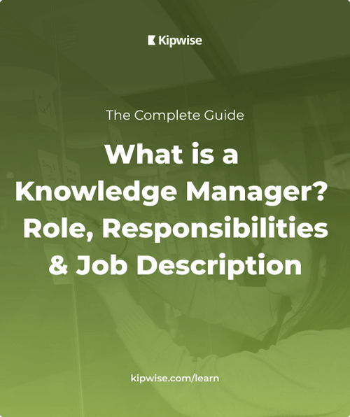 What is a Knowledge Manager? Role, Responsibilities & Job Description ...